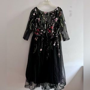 bad apple nyc | Dresses | Embroidered Floral Dress Nwt | Poshmark